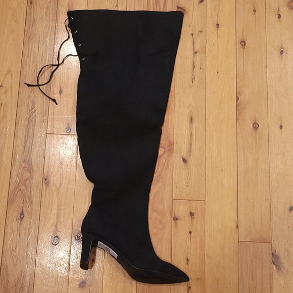 Nadia x FTF | Shoes | Nadia X Ftf Womens Fabric Otk Thigh Boot Calf ...